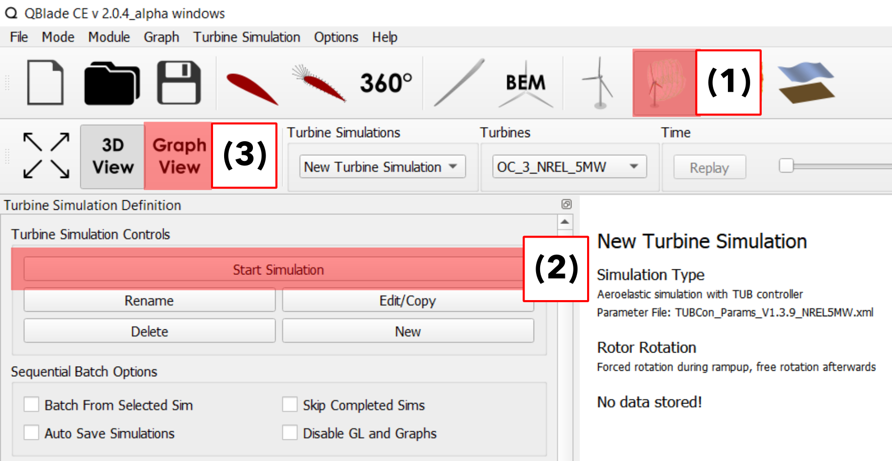 QBlade Quick Start Guide - Run a Simulation in 5 Minutes